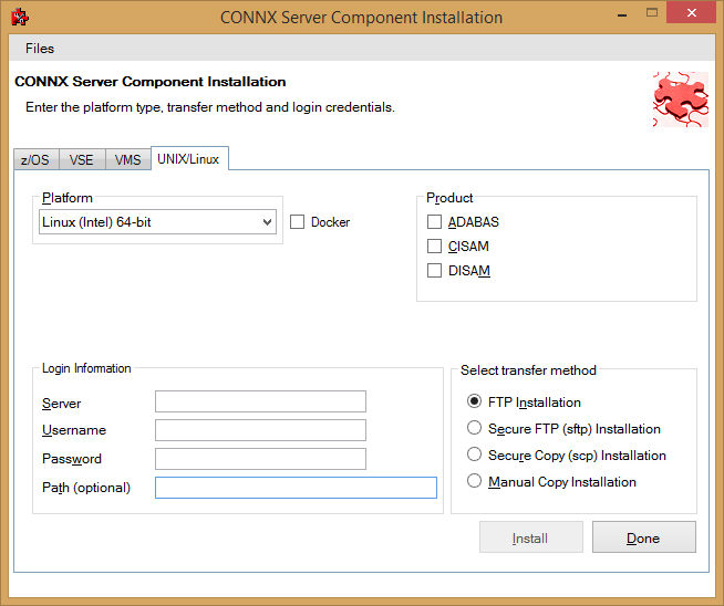 To build a Docker image for the C-ISAM and D-ISAM server component on a ...